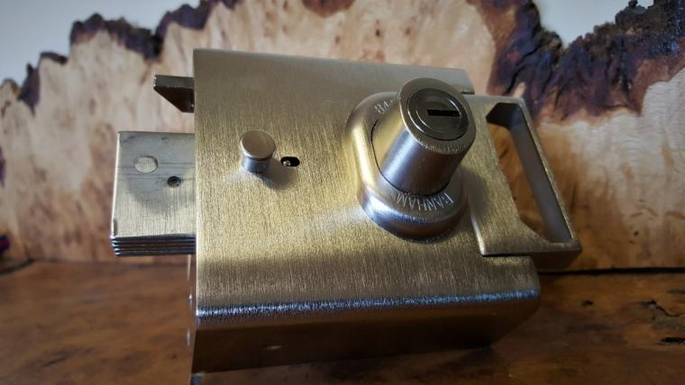 Banham Lock Installation on an Oak Door